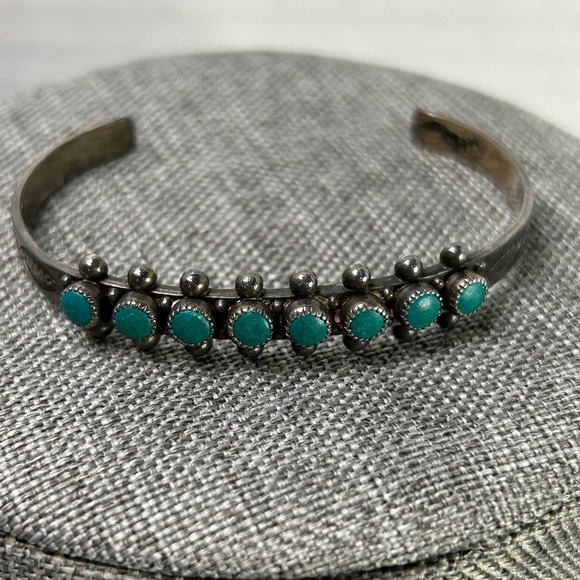 Unbranded | Jewelry | Vintage Navajo Sterling Silver Turquoise Snake ...